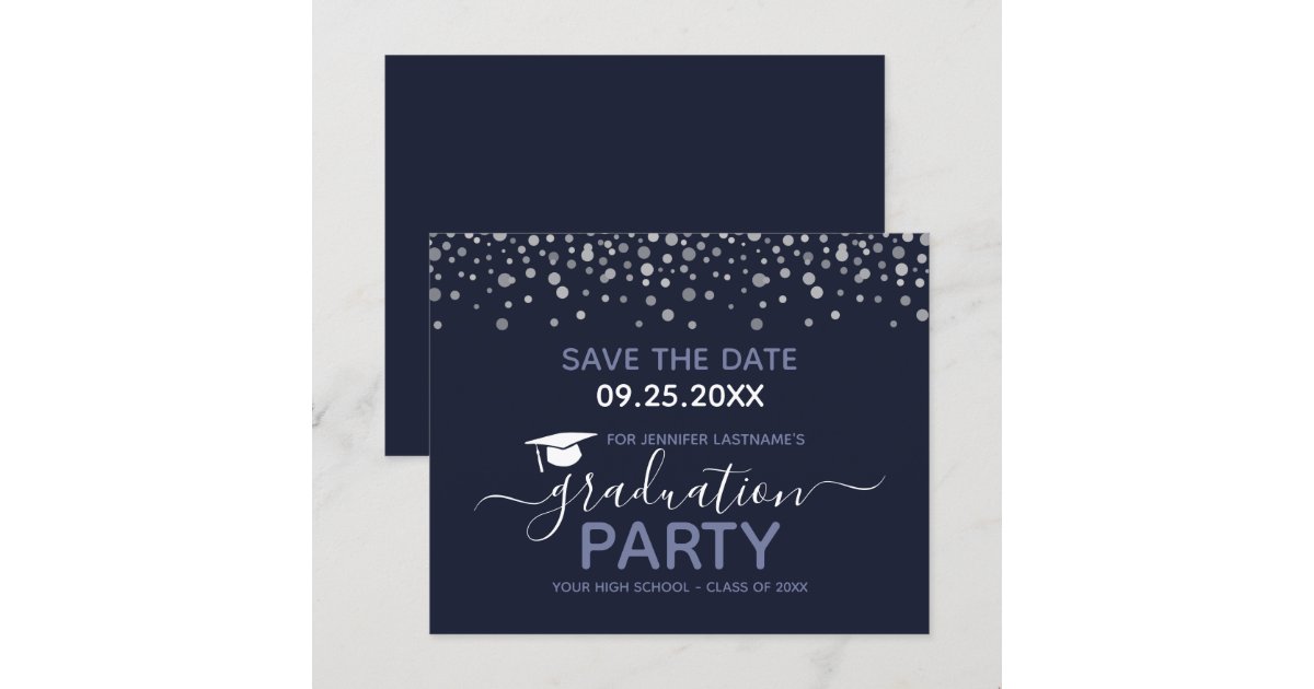 Graduation Party Save the Date Invitation | Zazzle