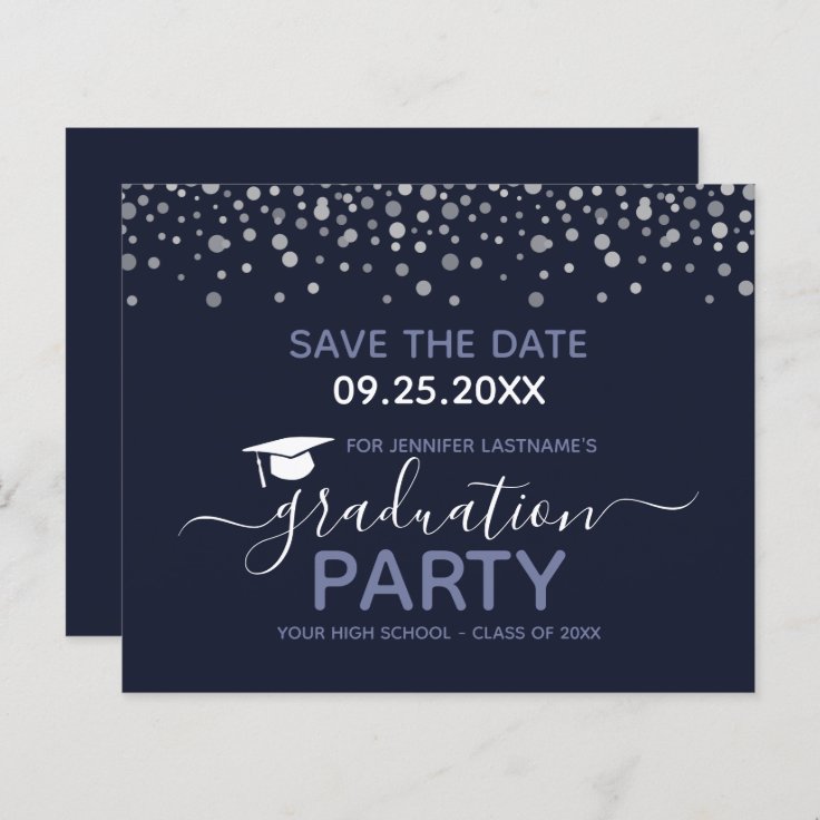 Graduation Party Save the Date Invitation | Zazzle