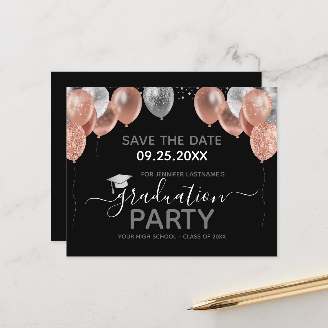 Graduation Party Save the Date Invitation | Zazzle