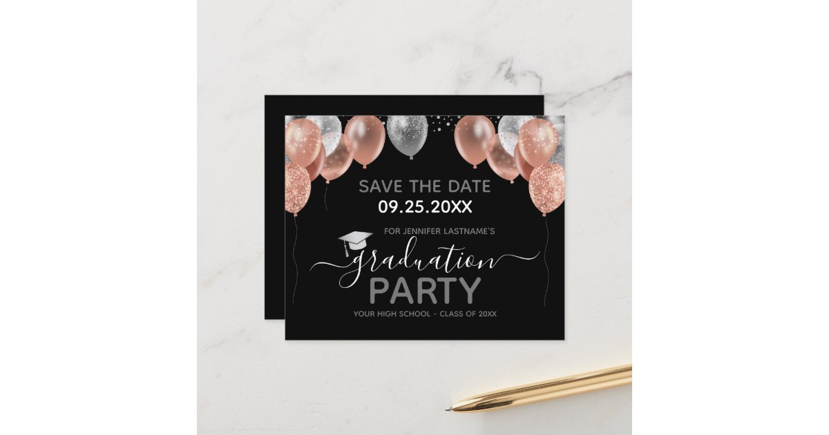 Graduation Party Save the Date Invitation | Zazzle