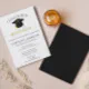 Graduation Party School Colors Black Invitation | Zazzle