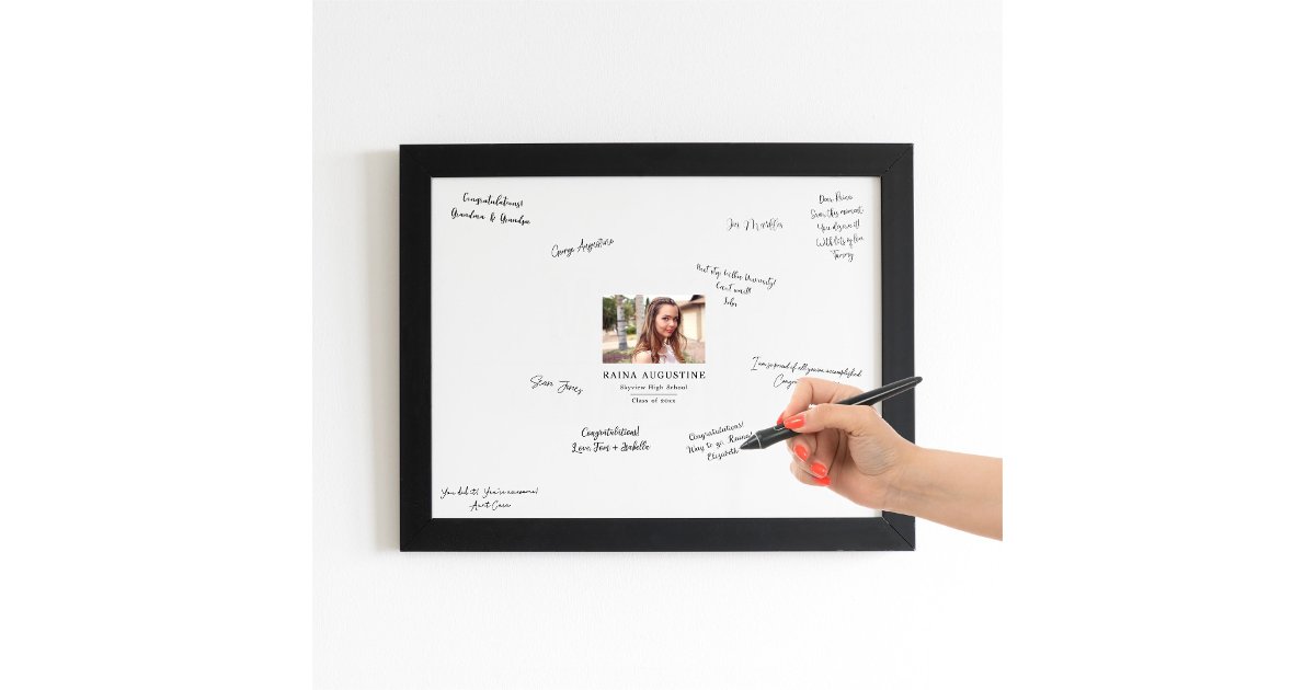 Graduation Party Signing Guest Book Alternative Foam Board | Zazzle