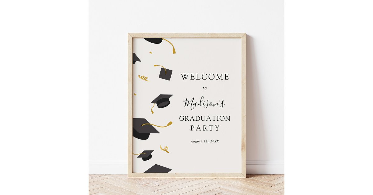 Graduation Party Welcome Sign | Zazzle