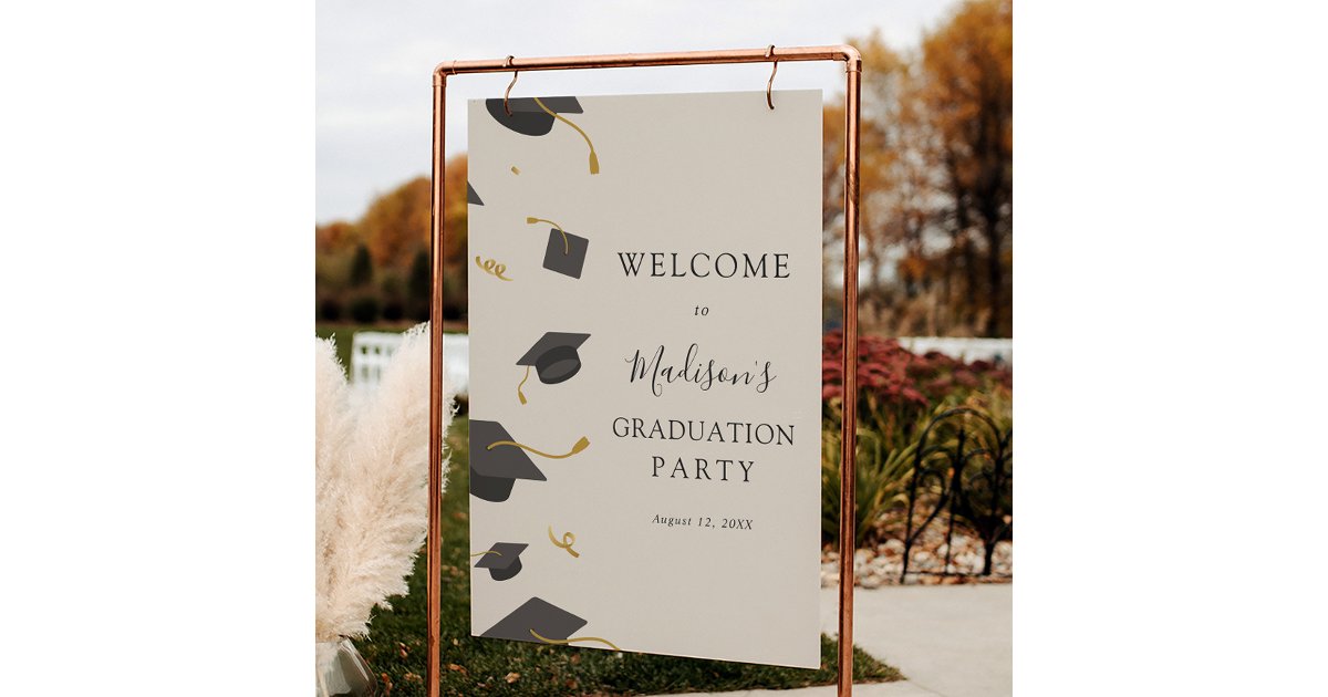 Graduation Party Welcome Sign | Zazzle