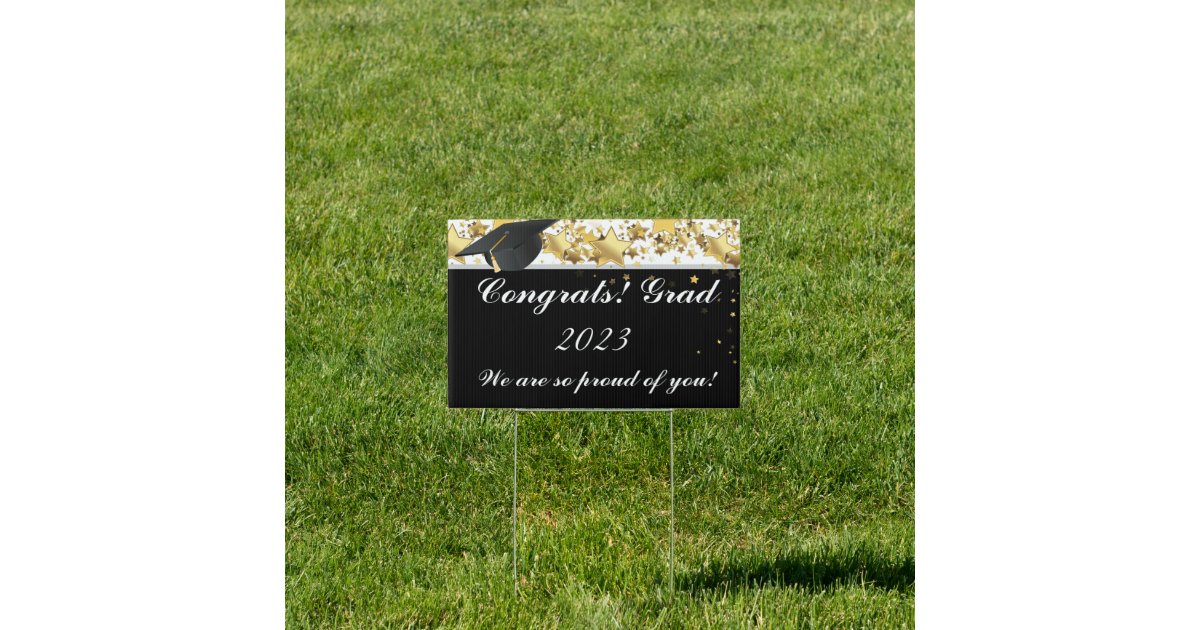 Graduation Party Yard Sign | Zazzle