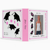 Graduation Photo Album Binder Pink 2 | Zazzle