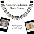 Graduation Photo Banner Kindergarten to 12th Grade | Zazzle