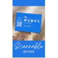 Graduation Photo Bright Blue Class Of 2023 QR Invitation | Zazzle