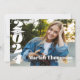 Graduation Photo Bright Blue Class Of 2023 QR Invitation | Zazzle