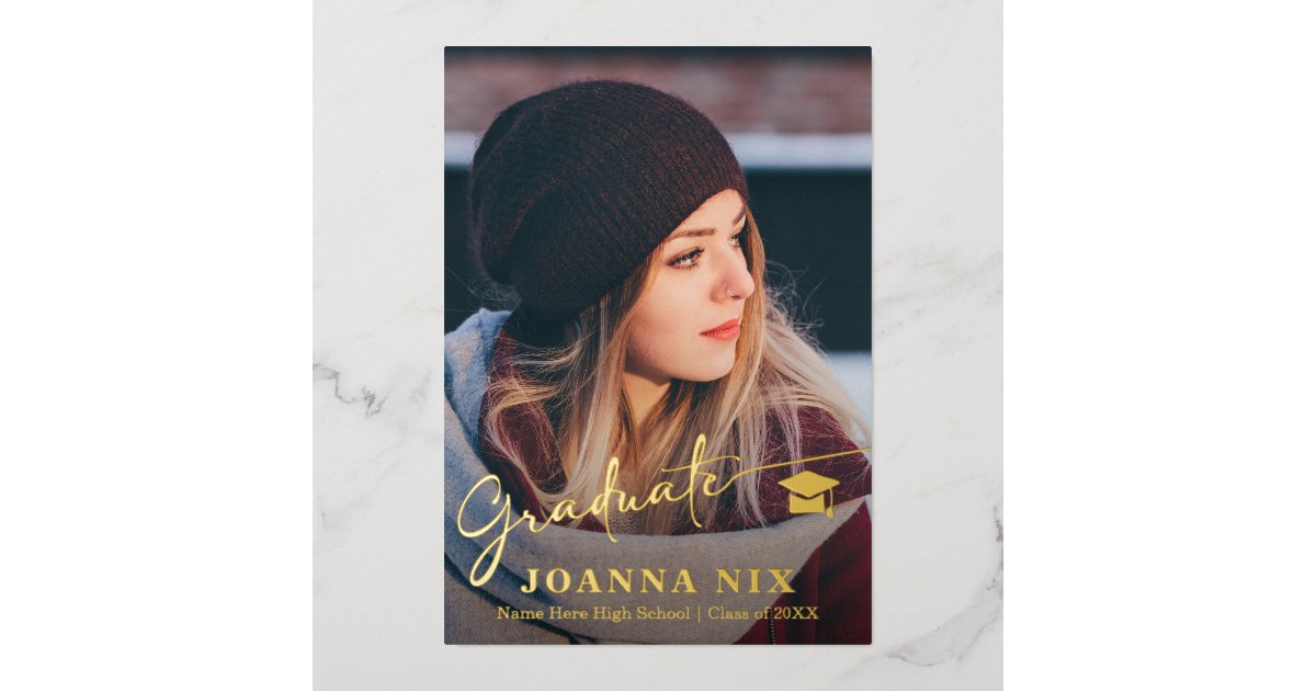 Graduation Photo Card | Zazzle