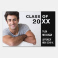 Graduation Photo Class of 20XX School Grad Name Sign | Zazzle