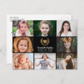 Graduation Photo collage Announcement Postcard | Zazzle