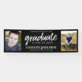 Graduation Photos - Class of YEAR Black Banner | Zazzle