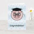 Graduation Pig Card | Zazzle
