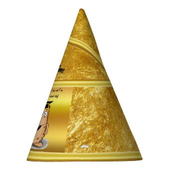 Graduation potato character with a degree party hat | Zazzle