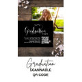 Graduation QR Code Party Invitation Photo Insert | Zazzle