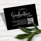 Graduation QR Code Party Invitation Photo Insert | Zazzle
