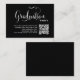 Graduation QR Code Party Invitation Script Insert | Zazzle
