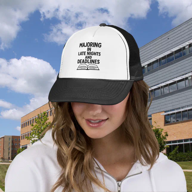 Graduation quote funny trucker hat | Zazzle
