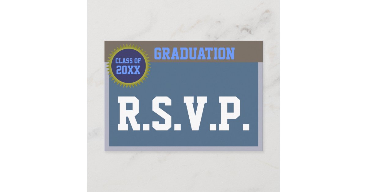 Graduation RSVP Card | Zazzle.com