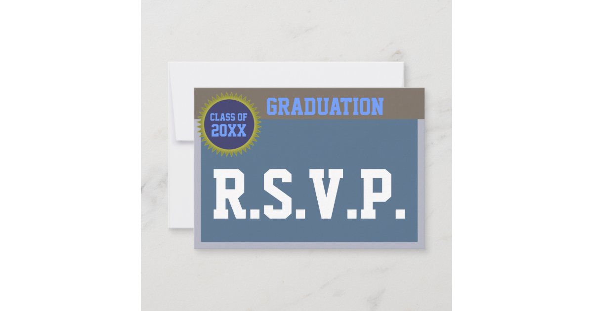 Graduation RSVP Card | Zazzle