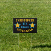 Graduation School 5th Grade Star Sign | Zazzle