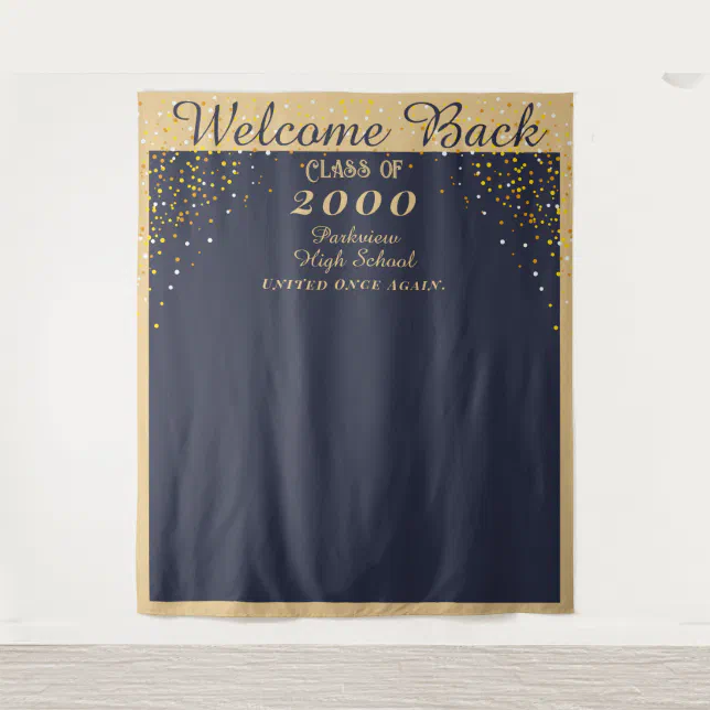 Graduation & School Reunion Photobooth Backdrop | Zazzle