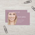 Graduation School Student Networking Modern Photo Business Card | Zazzle