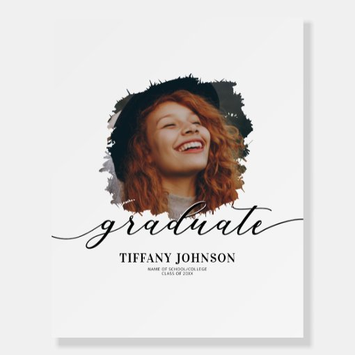 Graduation Signature Message Foam Board | Zazzle