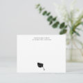 Graduation Simple Class of Grad Cap Note Card | Zazzle