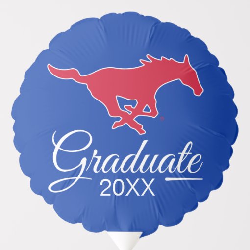 Graduation | SMU Mustangs Logo Balloon | Zazzle