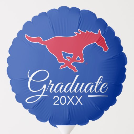 Graduation | SMU Mustangs Logo Balloon | Zazzle