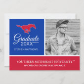 Graduation | SMU Mustangs Logo Invitation | Zazzle
