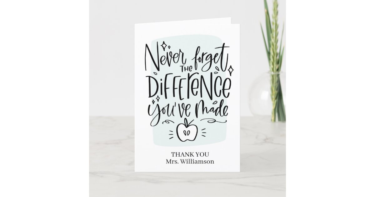 Graduation, Teacher appreciation Card | Zazzle