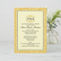 Graduation Template Golden Yellow Formal | Zazzle