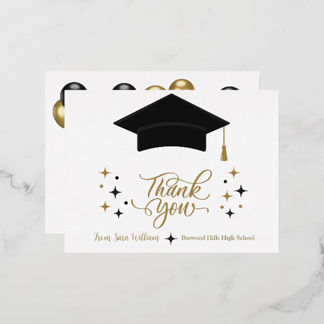 Graduation Thank you card | Zazzle