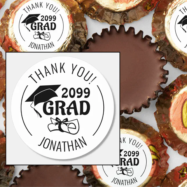 Graduation Thank You Class Year GRAD Personalized Reese's Peanut Butter ...