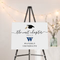 Graduation The Next Chapter College Logo Sign | Zazzle