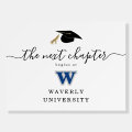 Graduation The Next Chapter College Logo Sign | Zazzle
