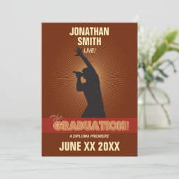 Graduation Tour Invitation (guy) | Zazzle
