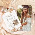 Graduation Website QR Code 2025 Grad Photo Enclosure Card | Zazzle