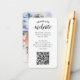 Graduation Website QR Code Modern Graduate Photo Enclosure Card | Zazzle