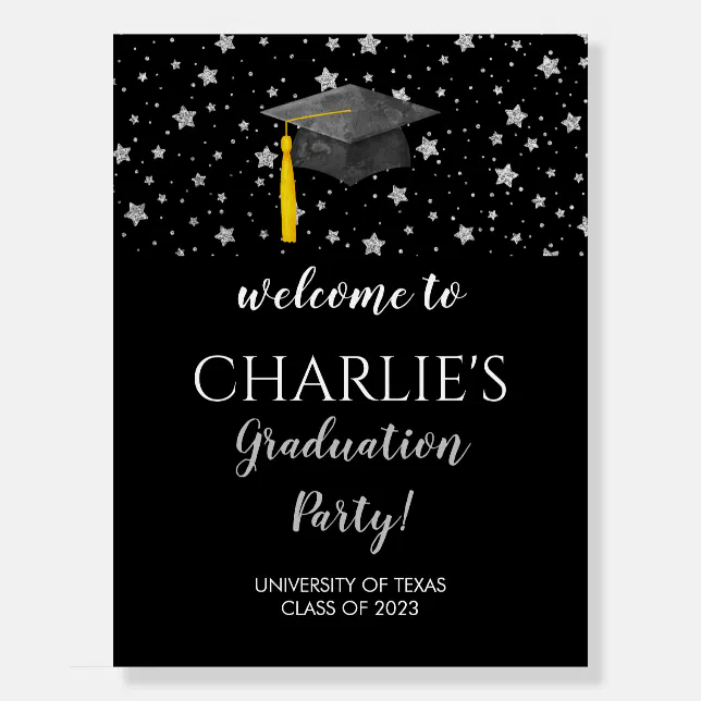 Graduation Welcome Sign | Zazzle
