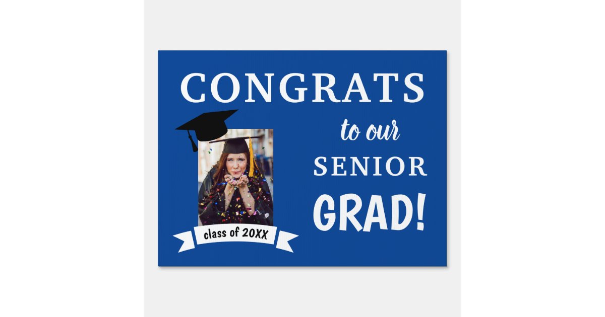 Graduation Yard Sign Congratulations | Zazzle
