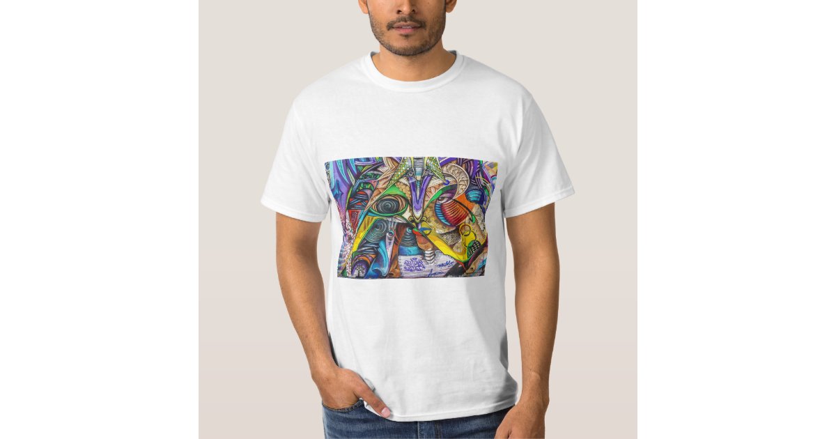 Graffiti abstract art T-Shirt | Zazzle