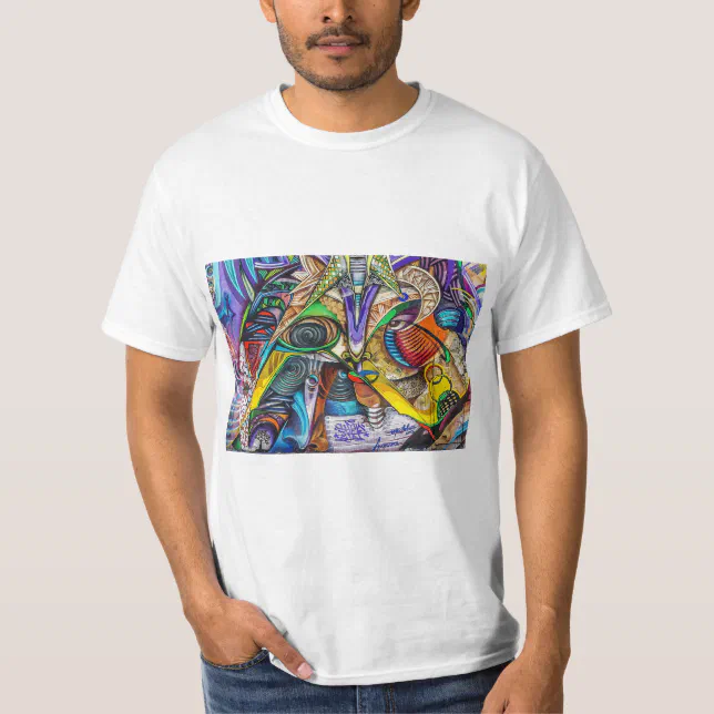 Graffiti abstract art T-Shirt | Zazzle