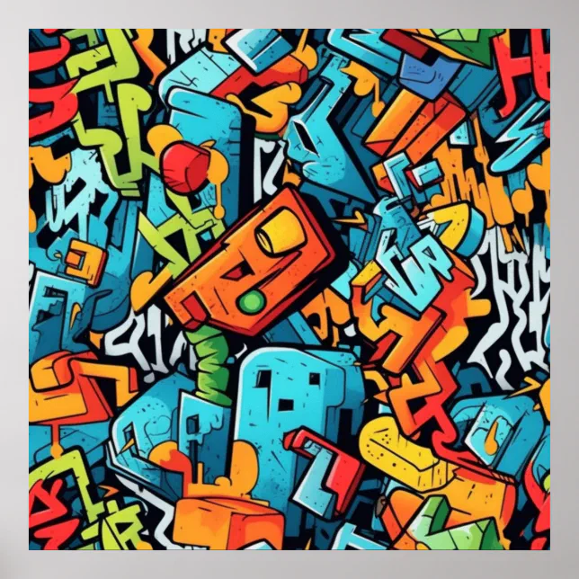 Graffiti Art Poster | Zazzle