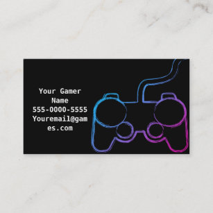 Gamer Business Cards - Business Card Printing | Zazzle
