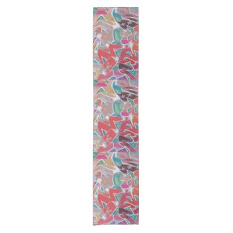 Graffiti Design Table Runner | Zazzle