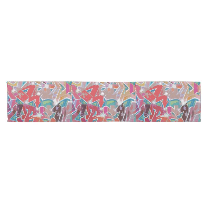 Graffiti Design Table Runner | Zazzle.com
